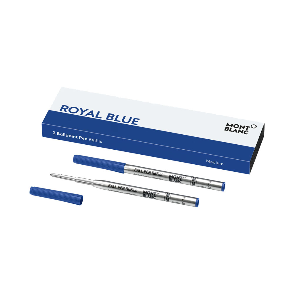 Montblanc 2-Pack BP Refills M Royal Blue - IngliSweden - EN