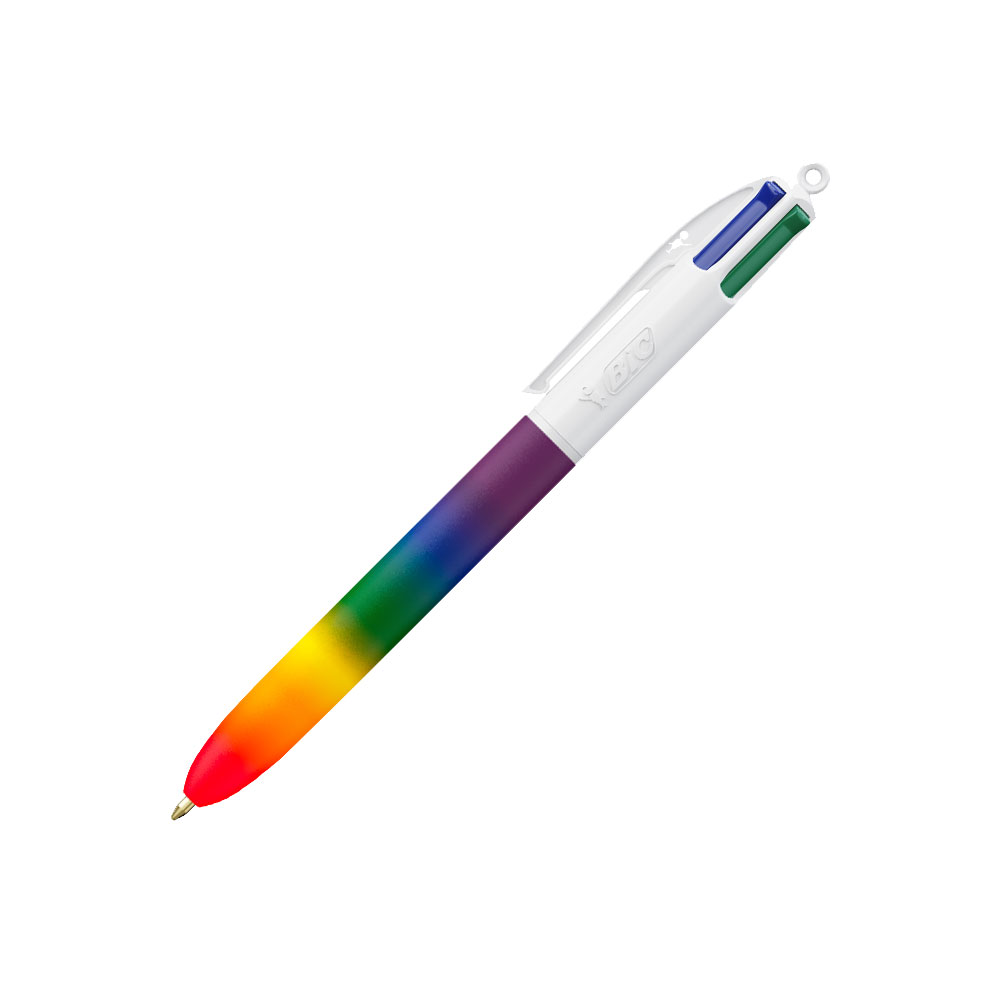 BIC 4 Colours Rainbow | Pride pen in rainbow colours